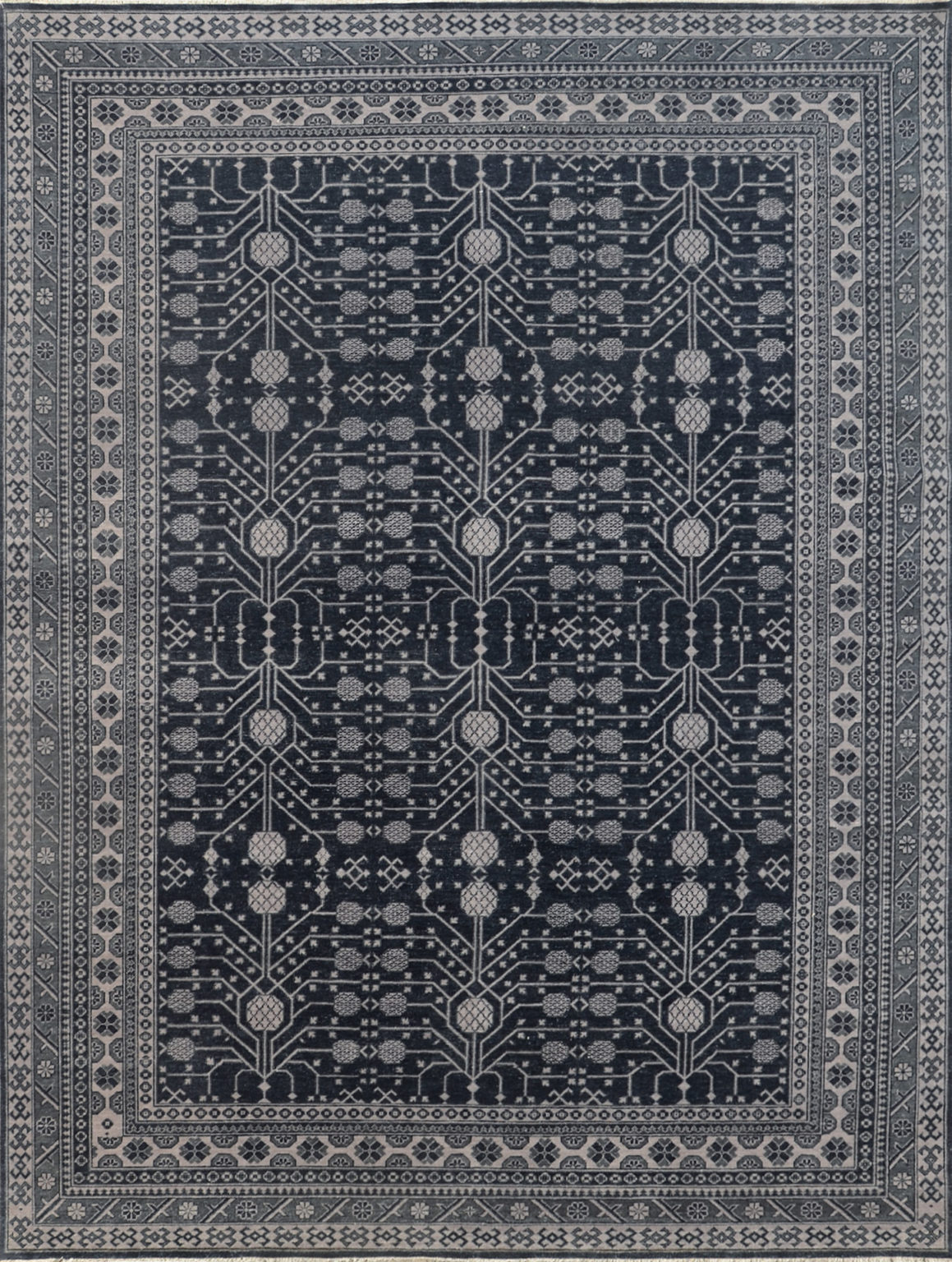 TURKESTAN TR140 DARK GREY / GREY - Bokara Reserved | Designer Rugs ...