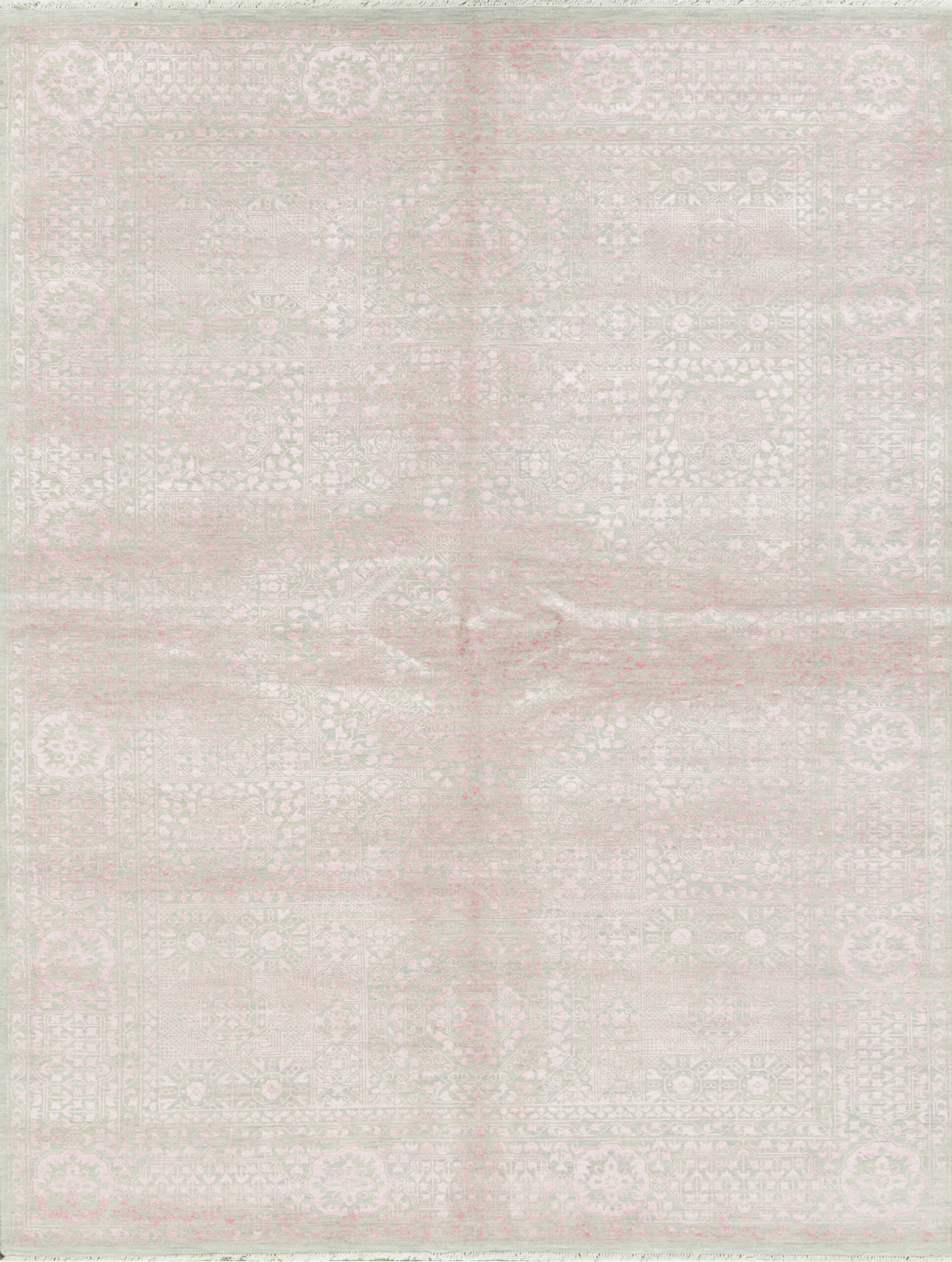 BROOKHAVEN MAMLUK (MAMLU) SILVER / PINK - Bokara Reserved | Designer ...